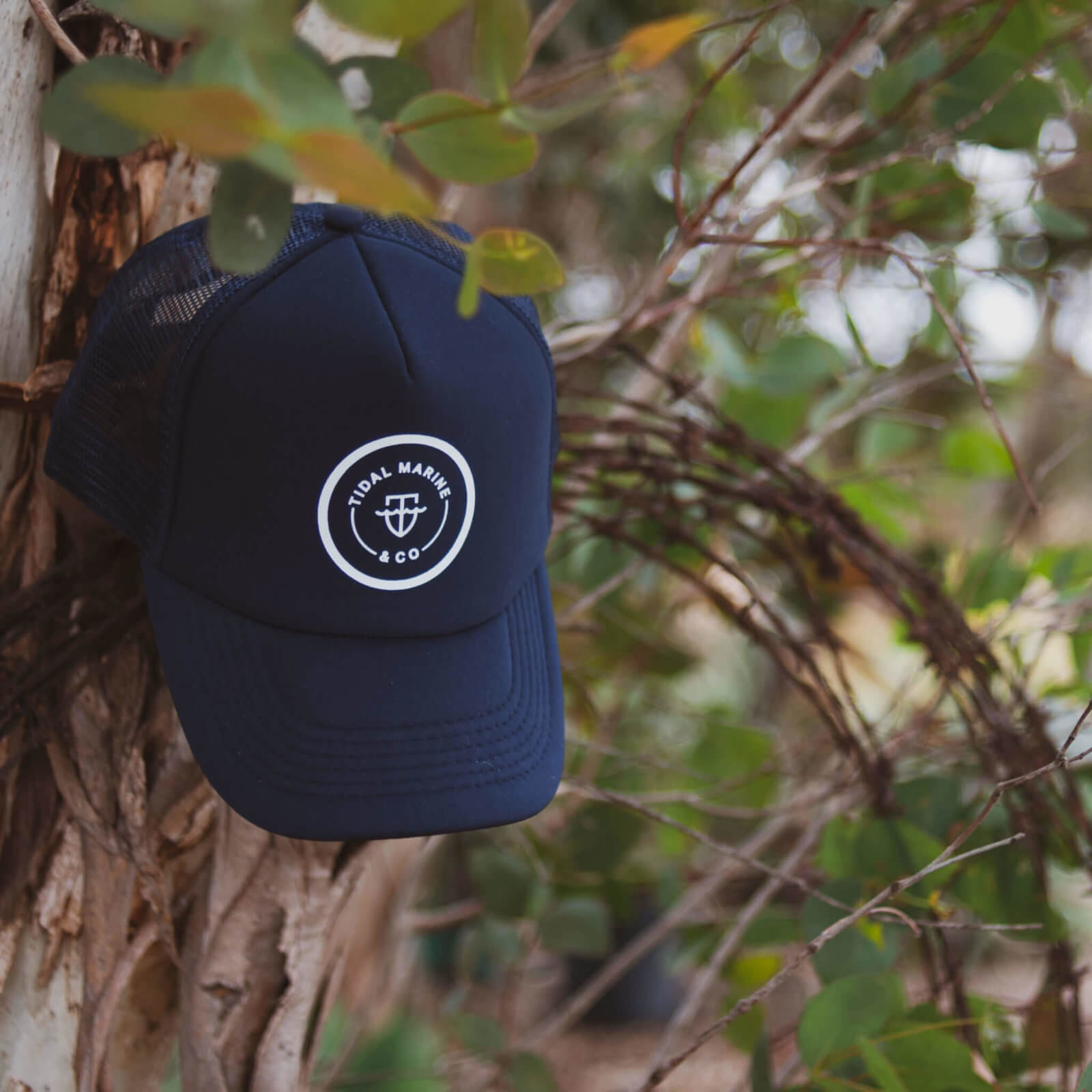 Navy Snapback Cap | Tidal Marine