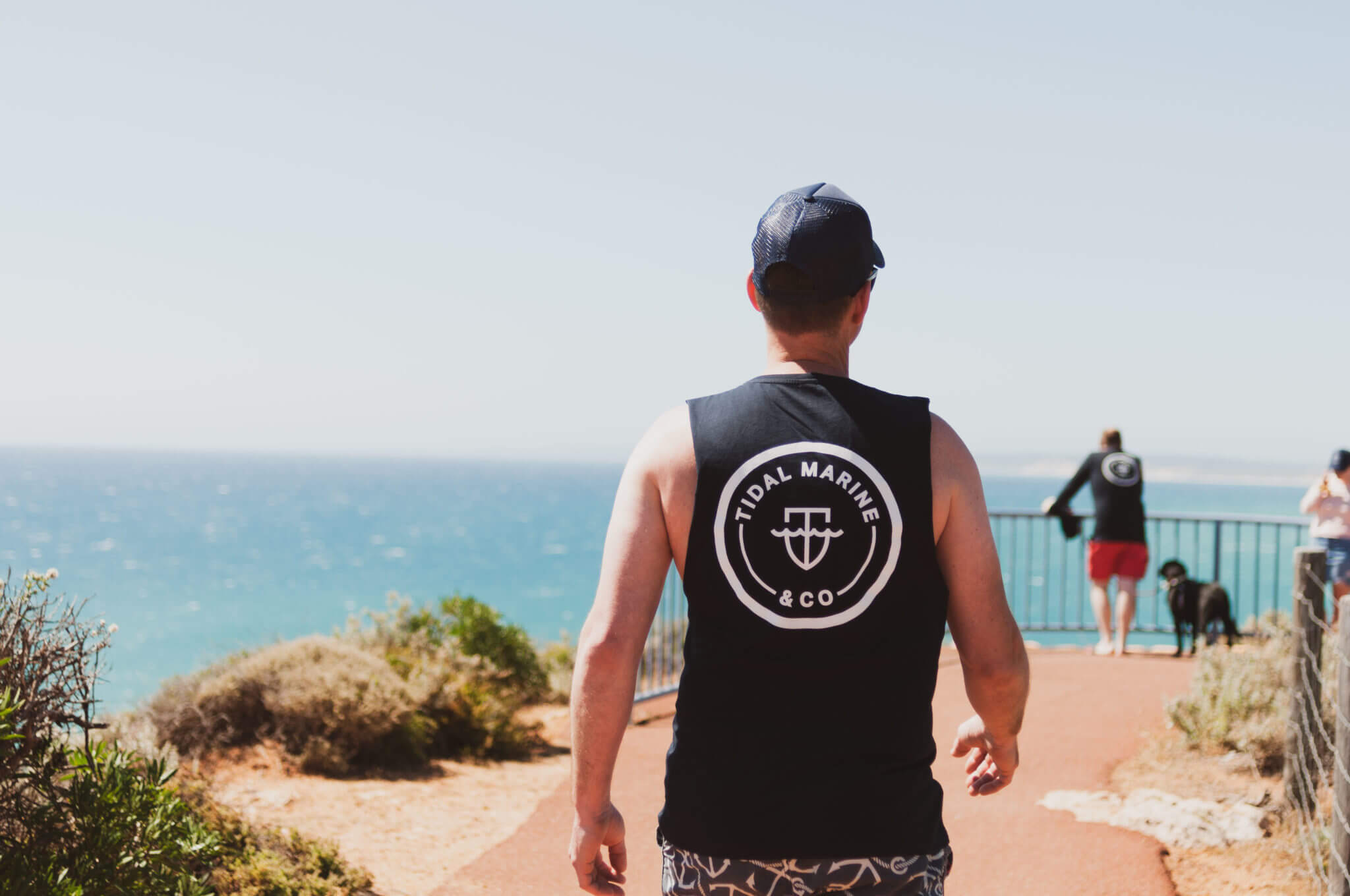 Men’s Navy Singlet | Tidal Marine